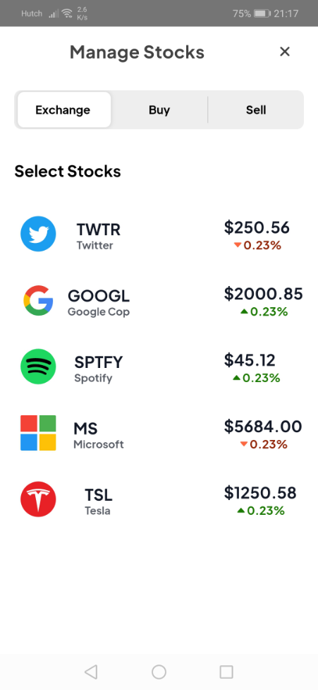 ION Stock - ionic stock trading app ui theme | ionic 6 | Capacitor by IonWizard